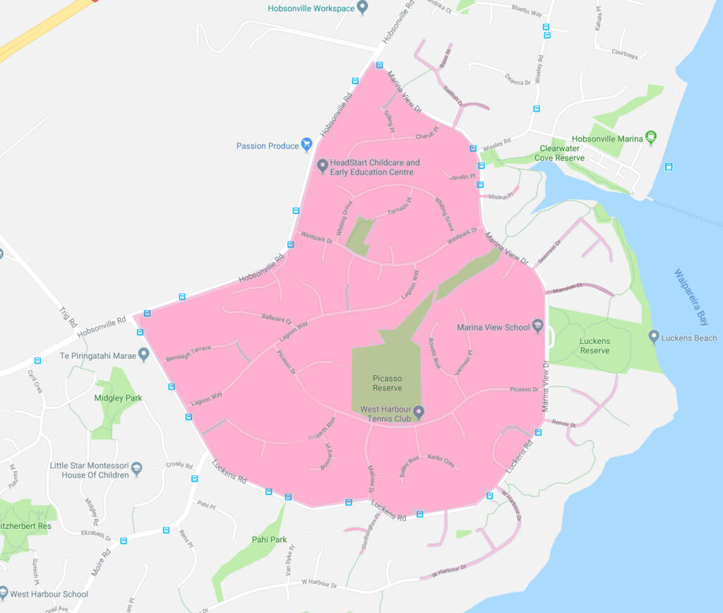 School Zoning – Marina View School